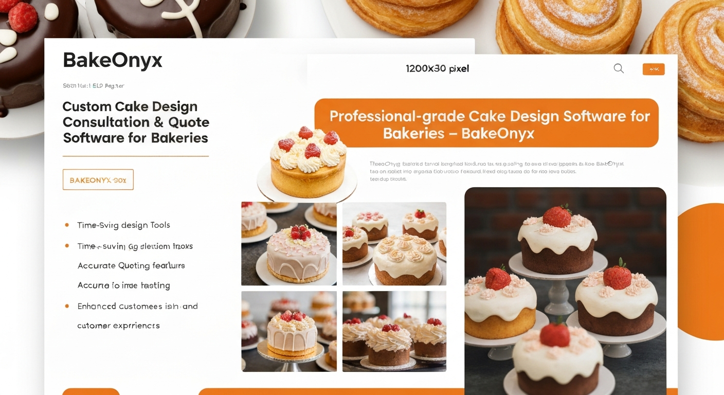 Custom Cake Design Quote Software | BakeOnyx | BakeOnyx