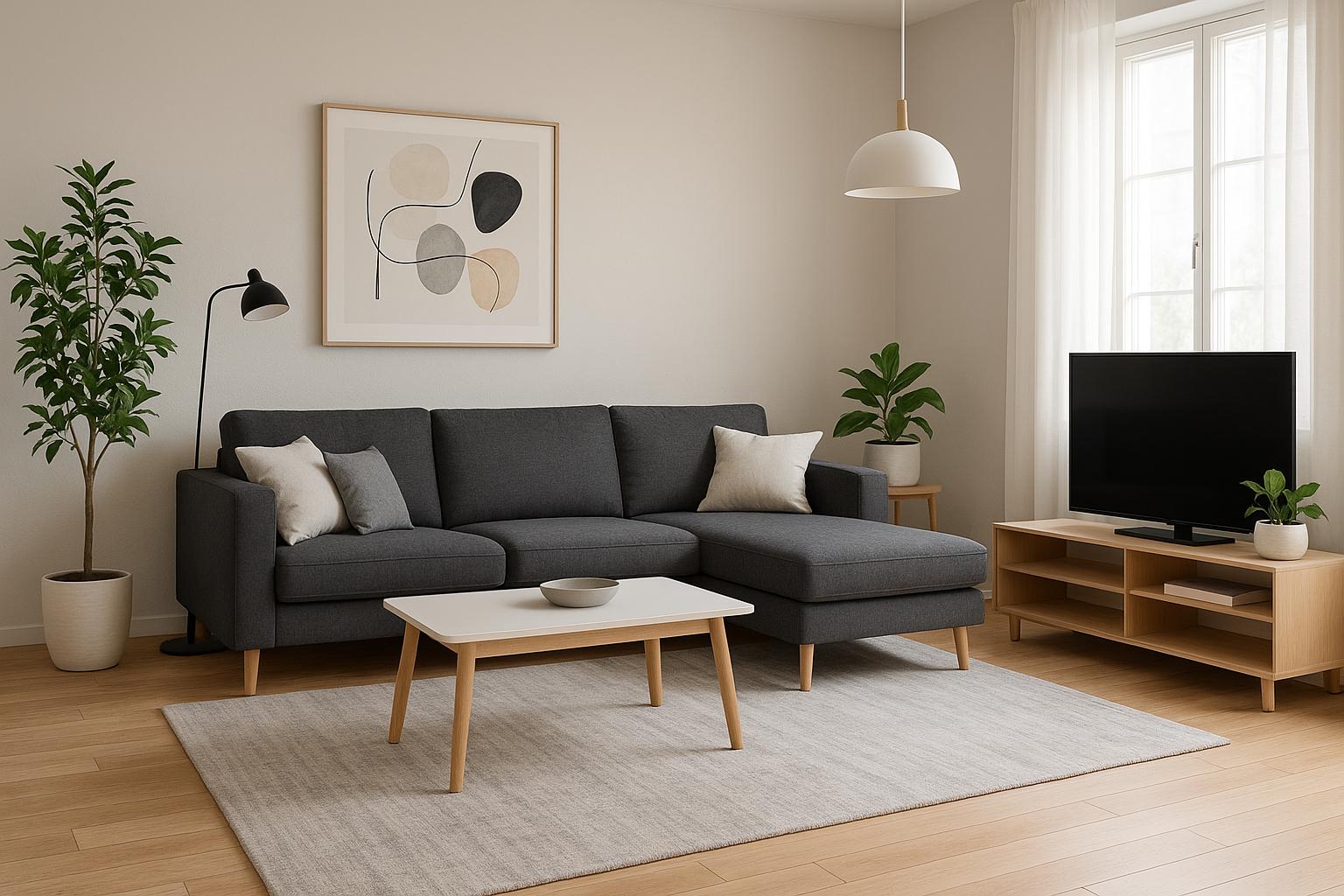 Grey and Green Living Room Ideas That Feel Balanced | Paintit.ai