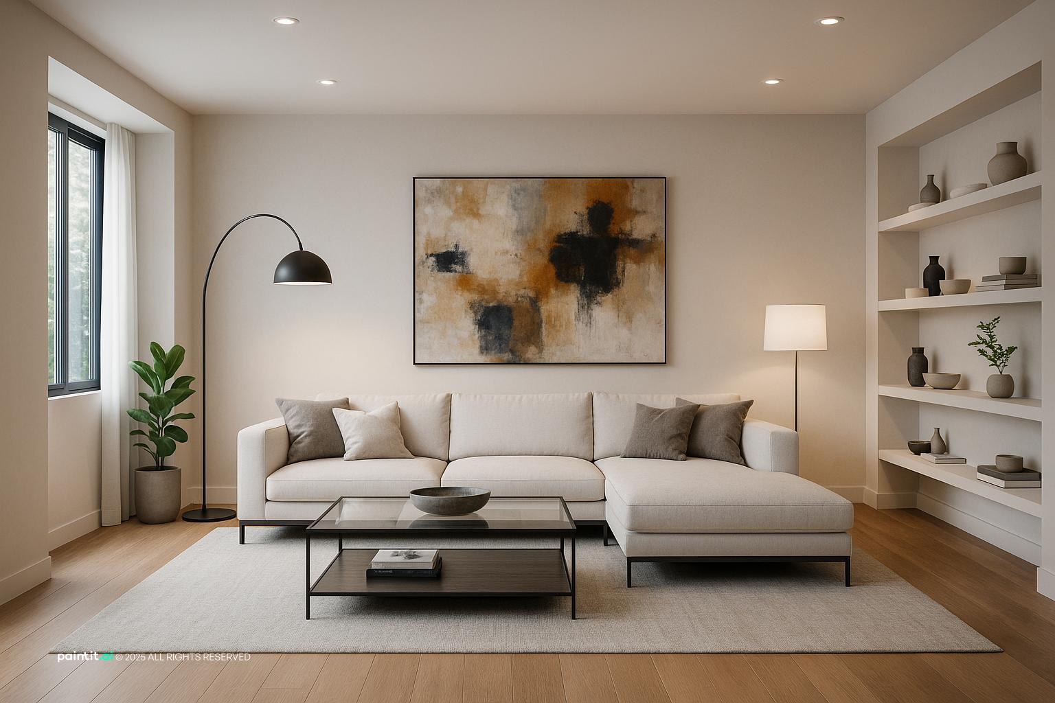 Grey Living Room Ideas for Warm, Balanced Spaces | Paintit.ai