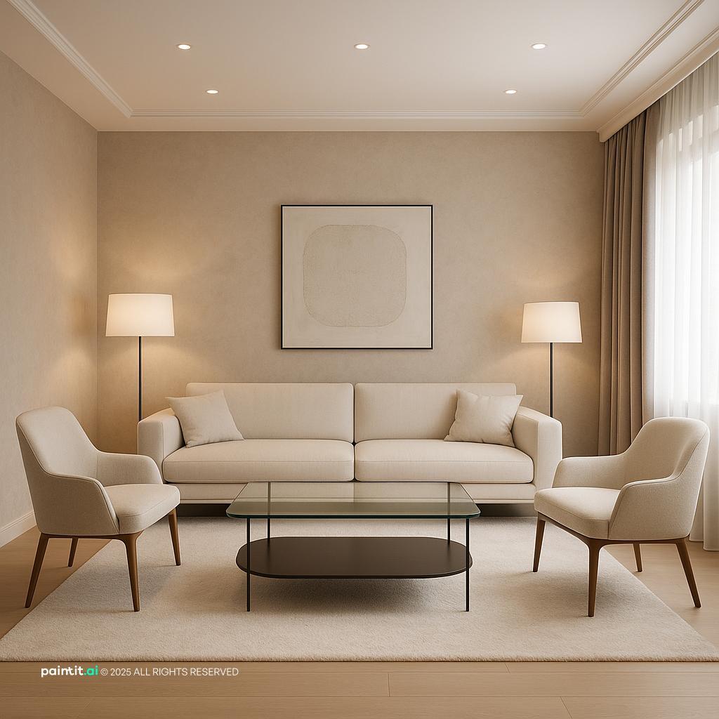 Living Room Wallpaper Ideas That Work in Real Rooms | Paintit.ai