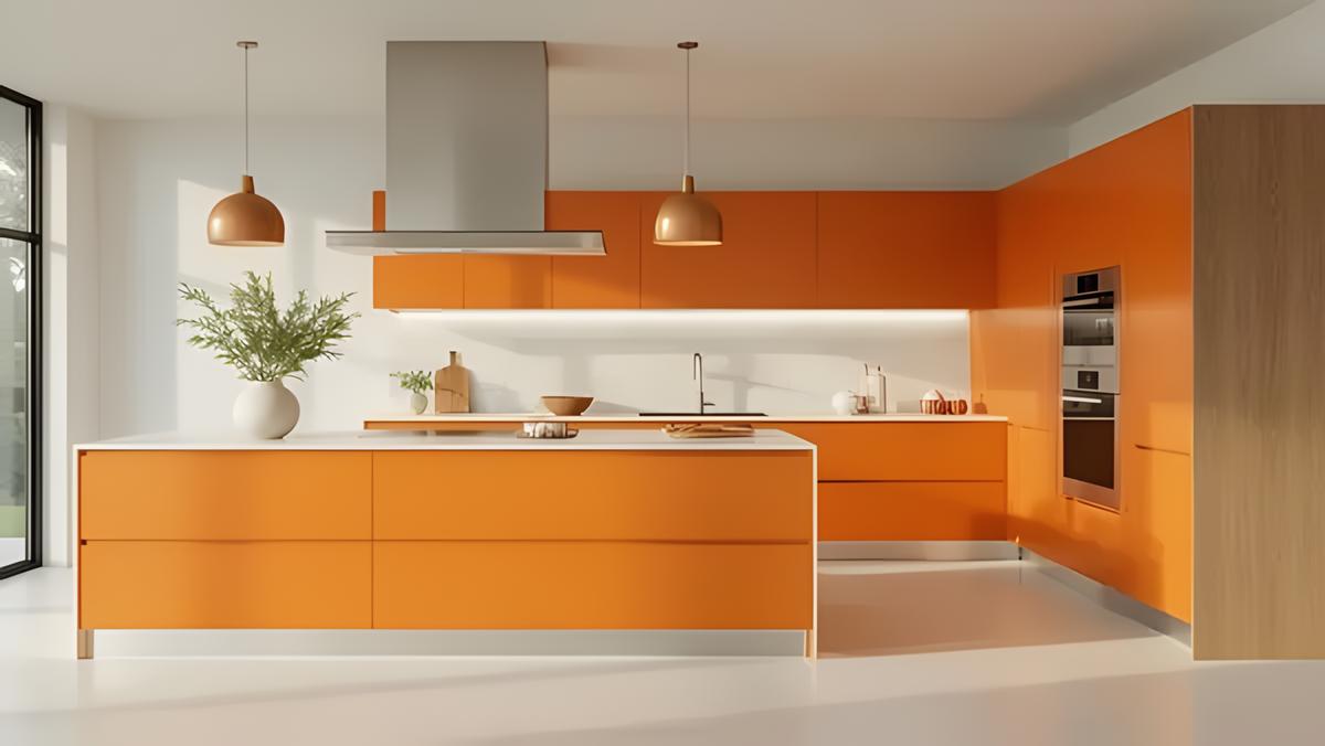 30 Best Modern Orange Kitchen Ideas – Bold & Stylish Designs | Paintit.ai