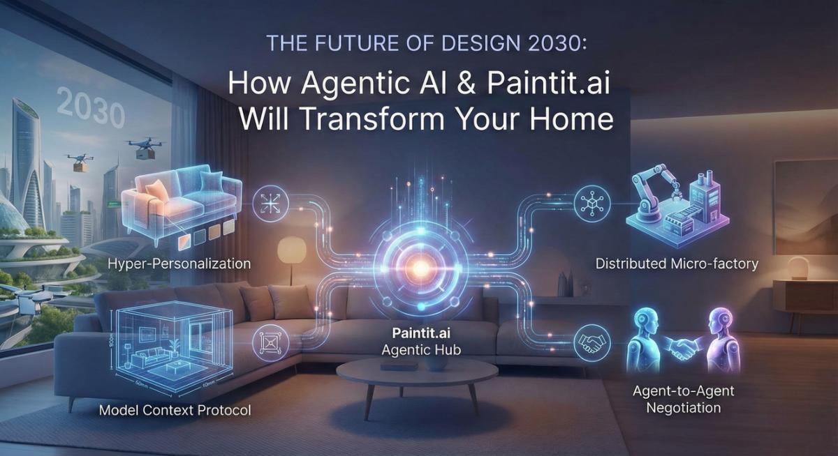 Agentic AI & Design 2030: The End of Search & Scroll | Paintit.ai