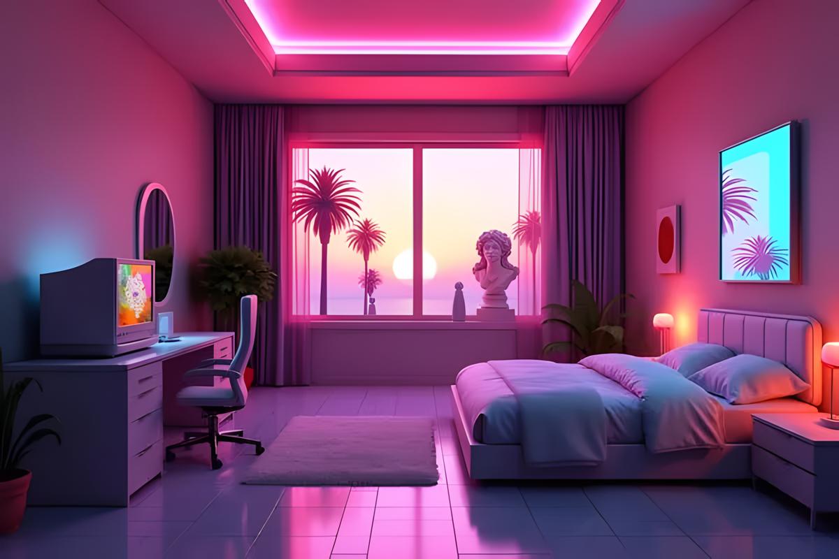 Vaporwave Room Ideas – Create the Ultimate Vaporwave Aesthetic Room ...