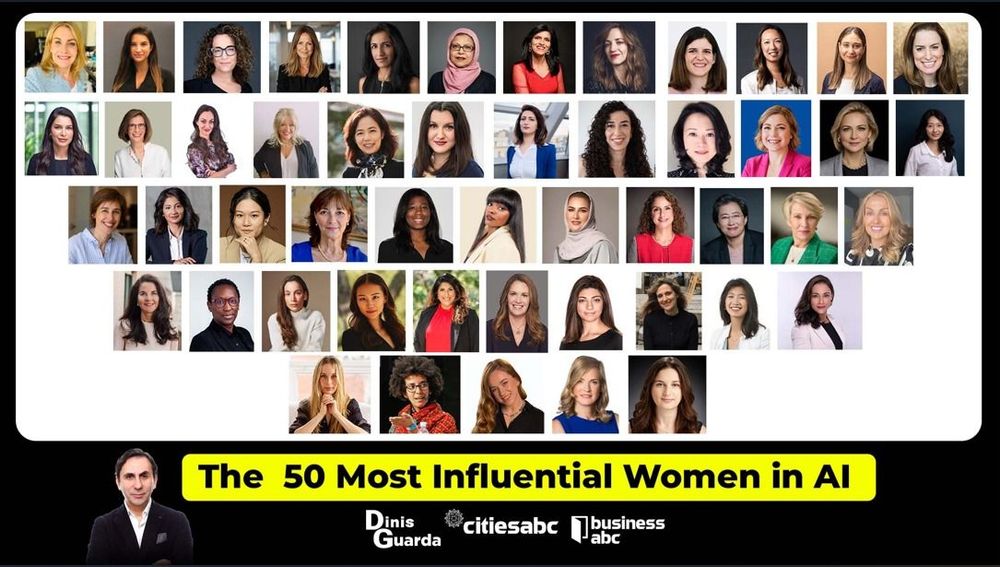 Top Most Influential Women in AI, Curated by Dinis Guarda Citiesabc ...